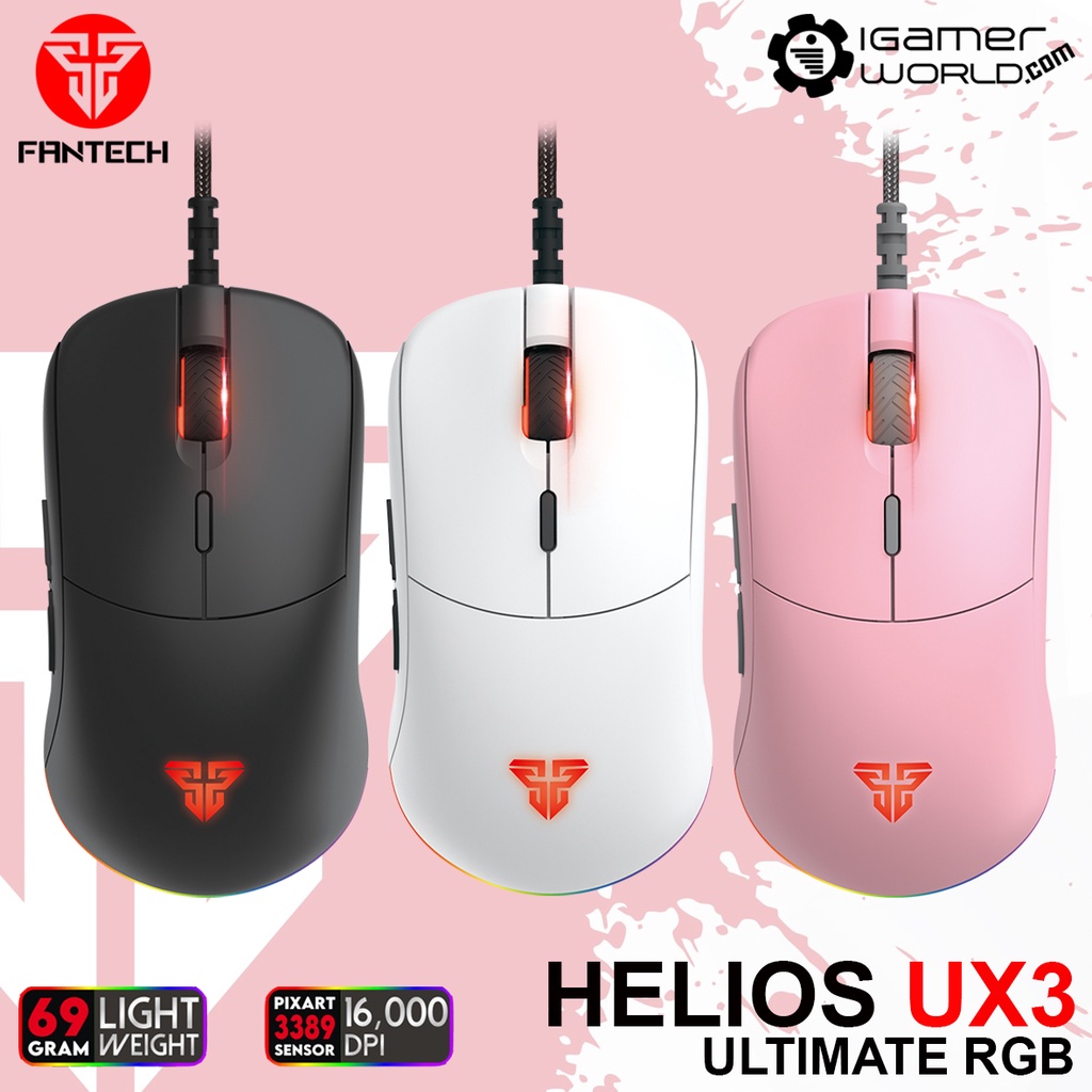 Jual Fantech HELIOS UX3 Ultimate RGB Gaming Mouse | Shopee Indonesia