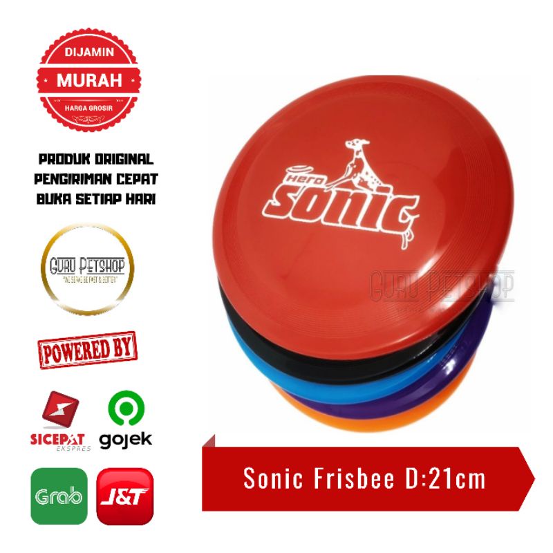 Jual Octagon Dog Frisbee Sonic Mainan Anjing Frisbee Dog toys RT-165 ...