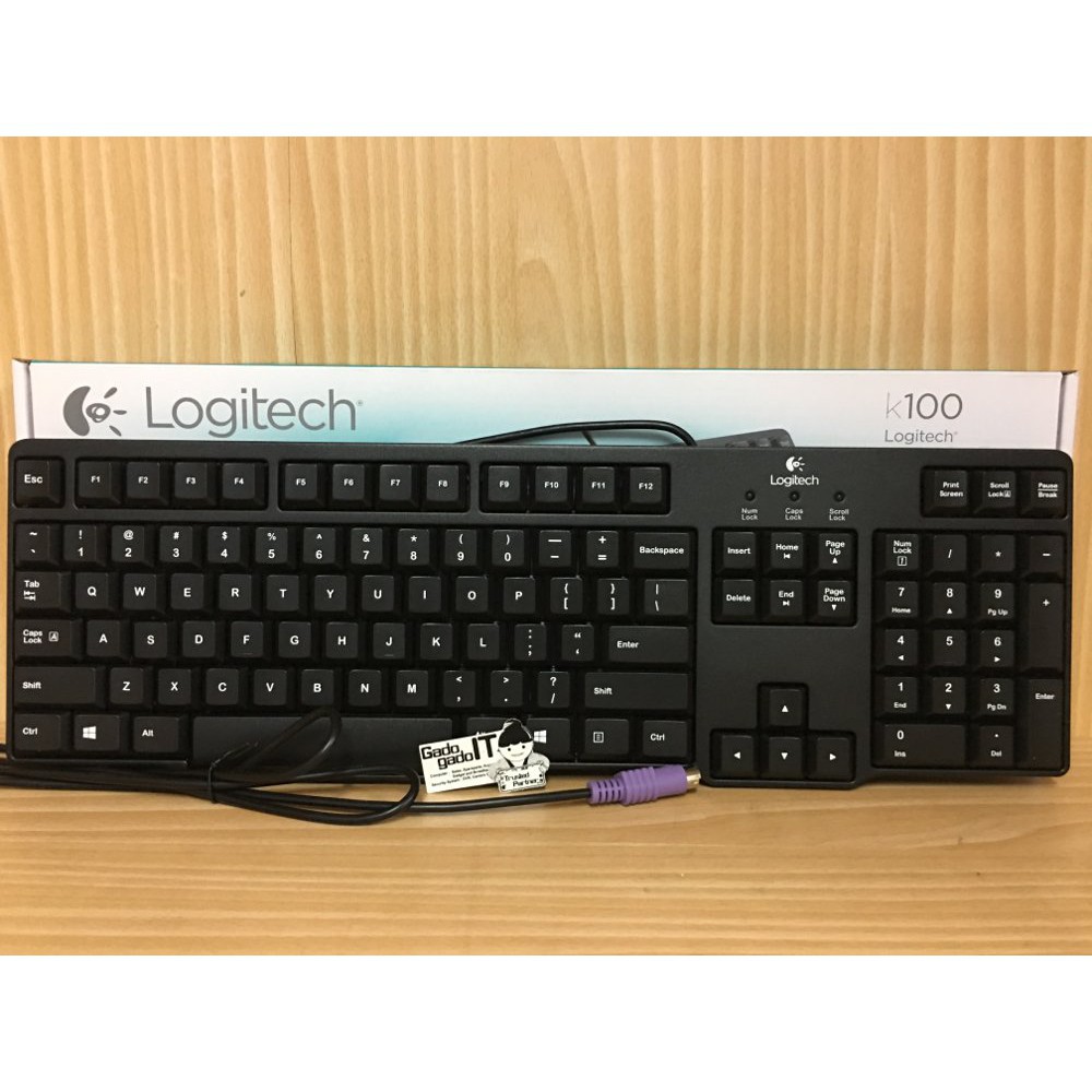 Jual LOGITECH KEYBOARD K100 ORIGINAL | Shopee Indonesia