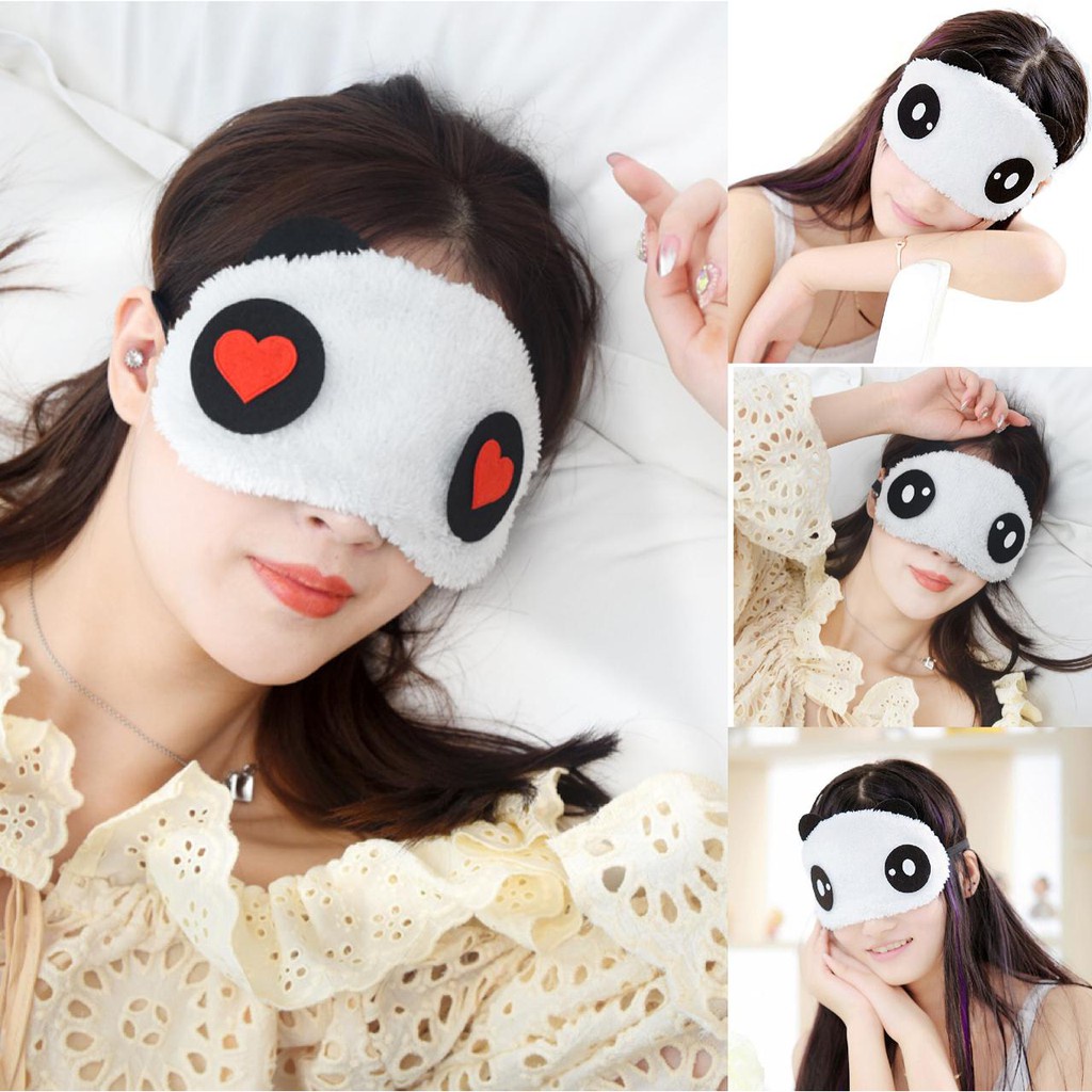 Jual Penutup Mata Motif Panda / Sleeping Eye Panda / Eye Cover Panda ...