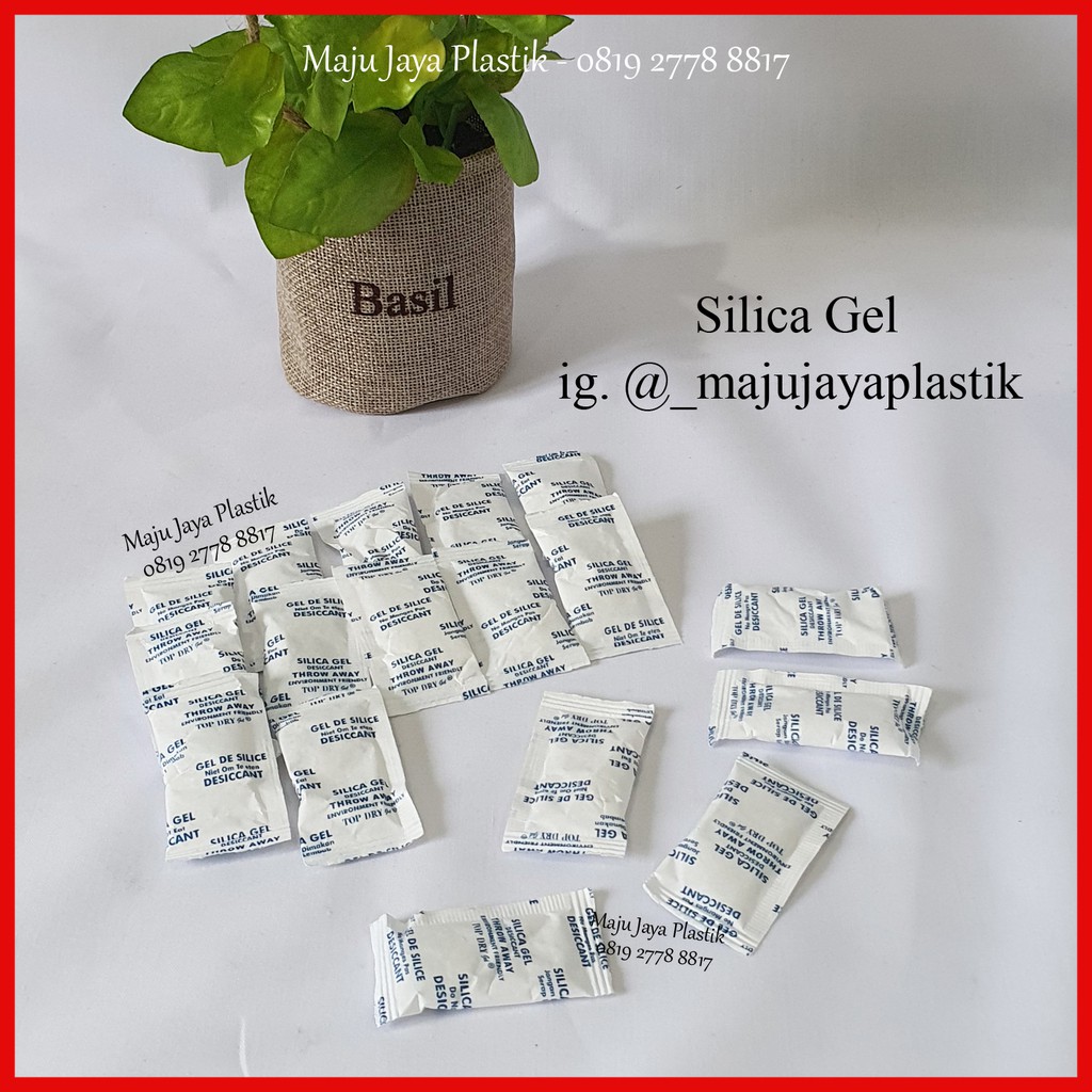 Jual SILICA GEL Natural Alami Bungkus KERTAS Silica Sachet Silika Gel ...