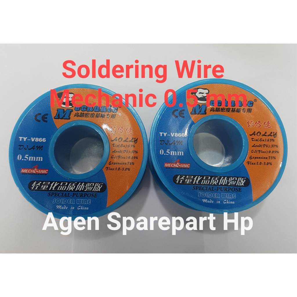 Jual Timah Gulung Timah Solder Mechanic Soldering Wire 0.5 MM | Shopee ...