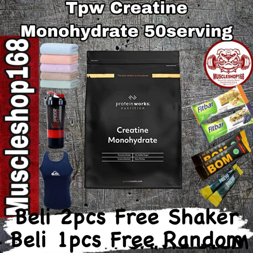 Jual The Protein Works TPW Creatine Monohydrate 250 Gr Creatine powder ...