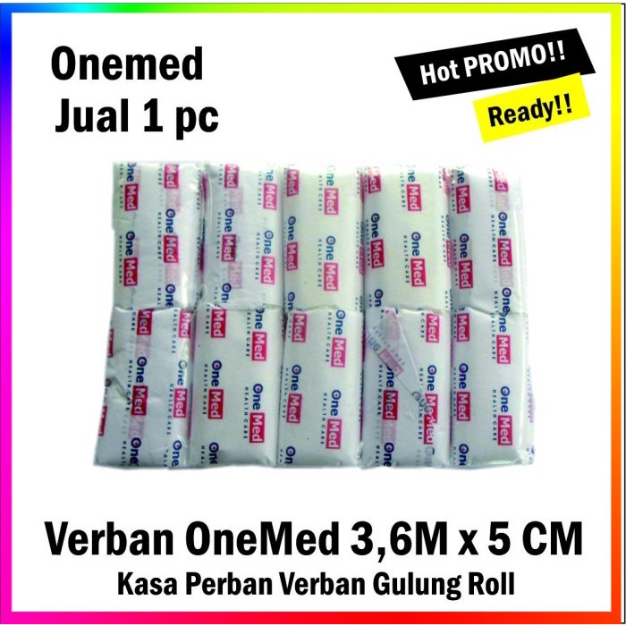 Jual Kasa Verban OneMed 3,6M x 5CM Kasa Perban 5 cm Jual Satuan ...