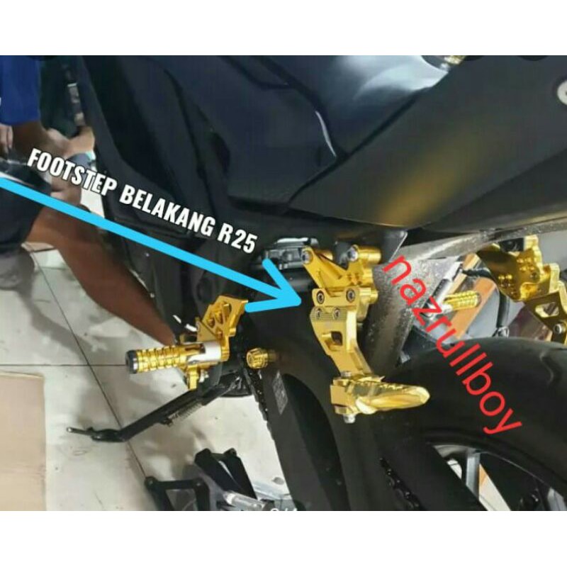 Jual Step footstep belakang Yamaha R25 full CNC | Shopee Indonesia