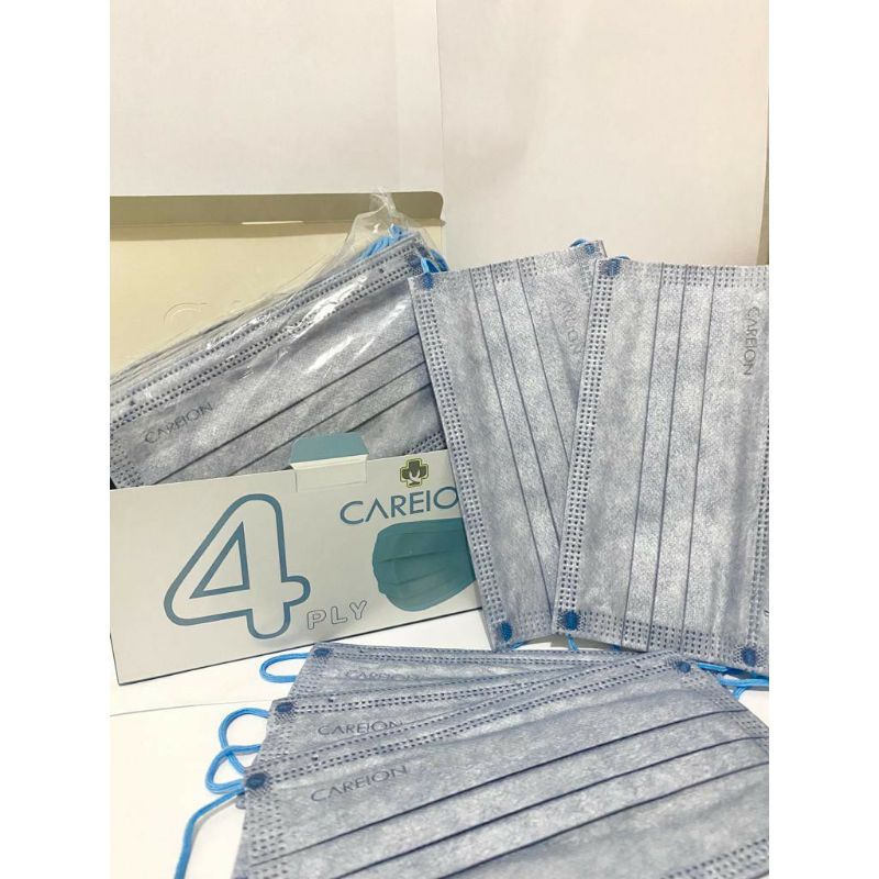 Jual Masker 4 ply careion earloop isi 50pcs murah | Shopee Indonesia