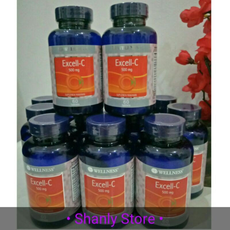 Jual Wellness Excell C 500mg isi 60 Tablet | Shopee Indonesia
