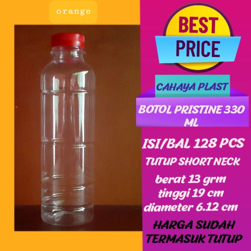 Jual Botol Plastik 330Ml-Botol Pristine 330Ml-Botol Minuman 330Ml ...