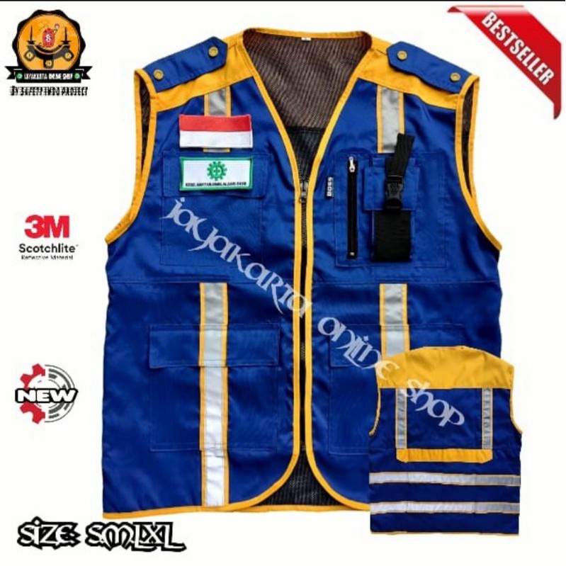 Jual ROMPI SAFETY 3M SCOTLIGHT BIRU KUNING TASLAN WATER PROOF-SAFETY ...