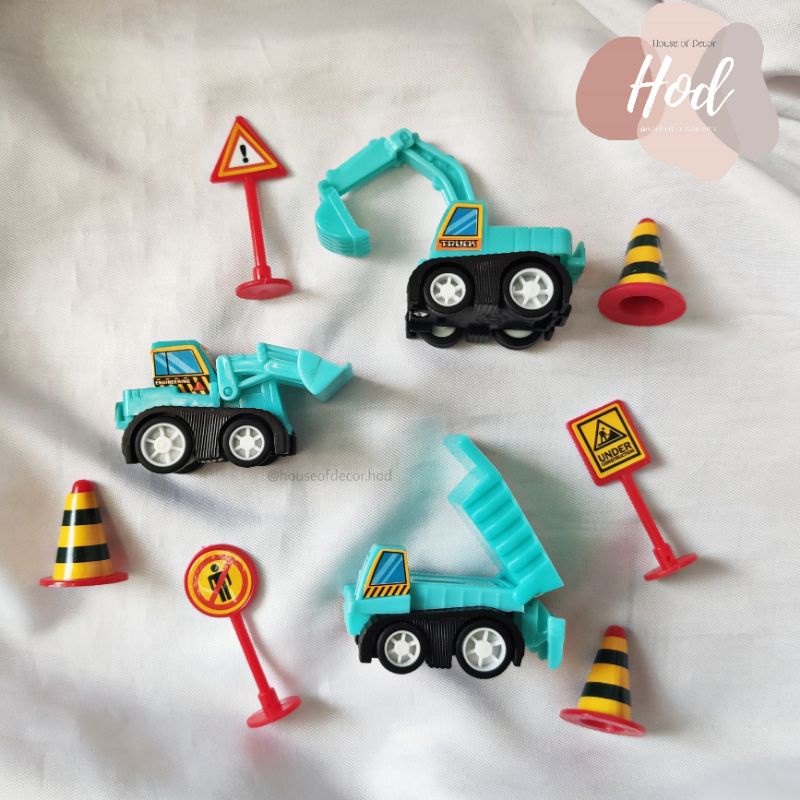 Jual Topper Excavator Konstruksi Alat Berat Beko Rambu Proyek Jalan ...