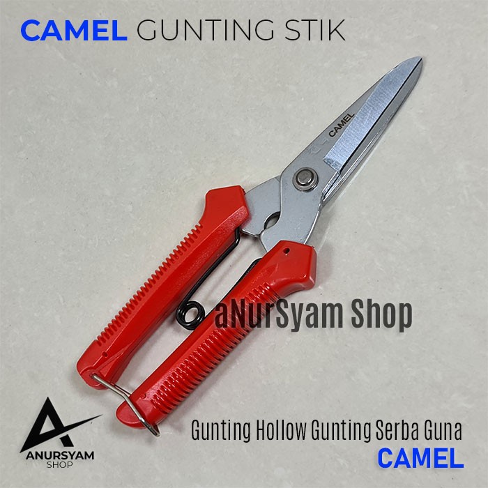 Jual Gunting Stik 8" CAMEL / Gunting Korea Serbaguna 185mm / Gunting ...