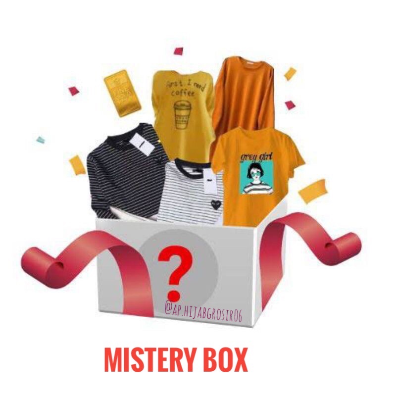 Jual MYSTERY BOX Kotak Misteri Hijab / DASTER /Fashion / Masker ...