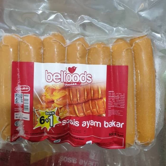 Jual Belfoods sosis ayam bakar 6S 500gr | Shopee Indonesia