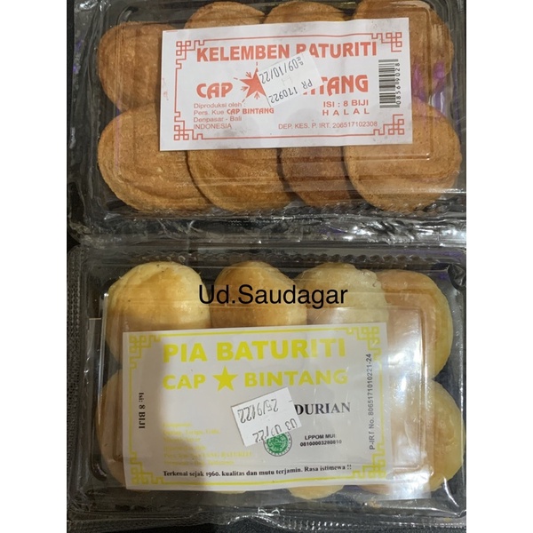 Jual Pia / Kelemben Baturiti Cap Bintang Kue Oleh oleh Khas Bali ...