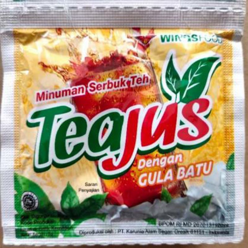 Jual Teh Jus Gula Batu per sachet | Shopee Indonesia
