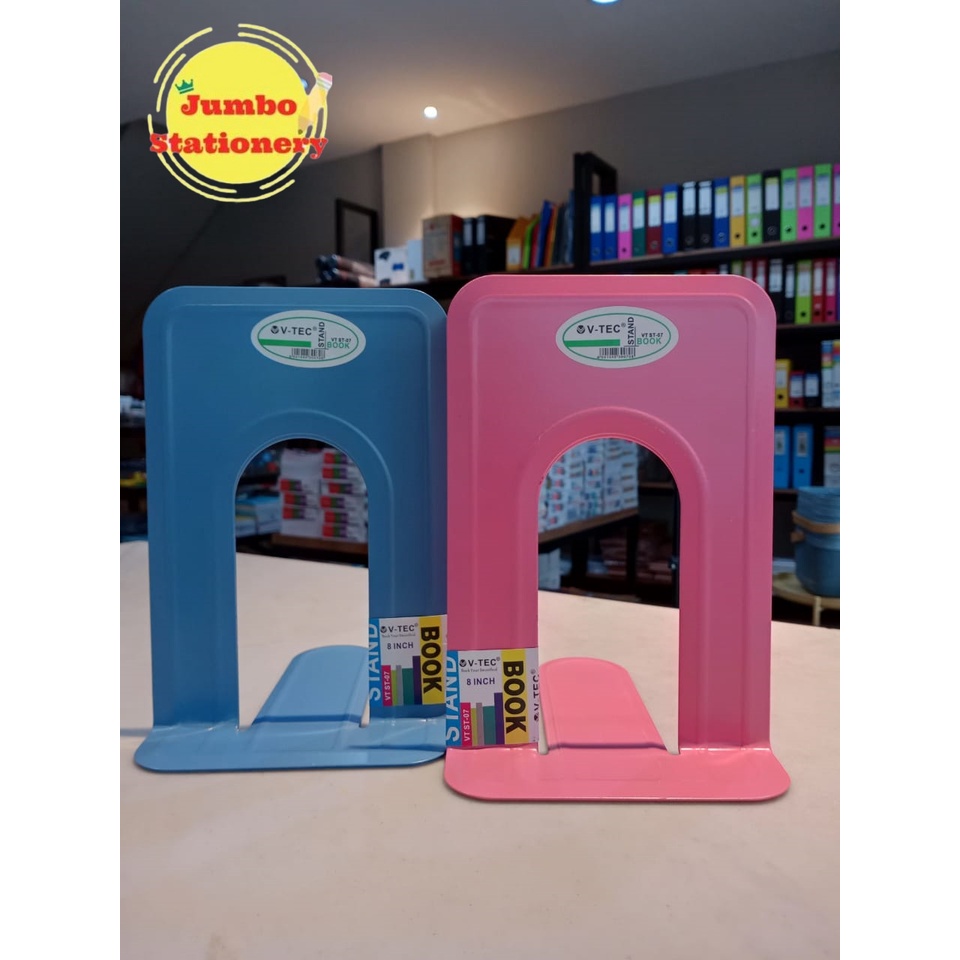 Jual PEMBATAS BUKU BESI BOOKEND HOLDER PENYANGGA SANDARAN BUKU MEJA 7 ...