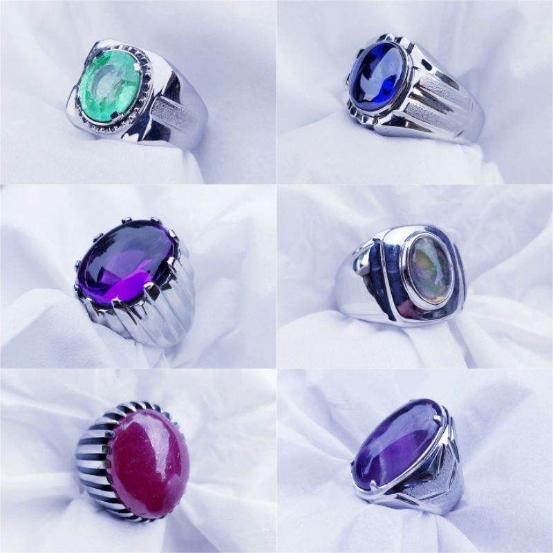 Jual Emban Akik Gagang Cincin Ikat Batu Permata Handmade Custom Ukuran ...