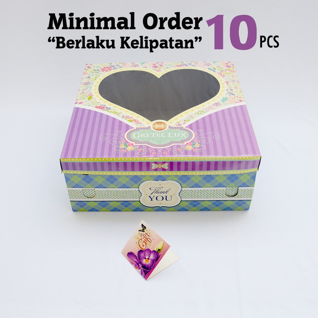 Jual Dus Box Kue Tart / Dus Box Kue / Gretel Lux Ukuran 30 x 30 x 12 cm ...