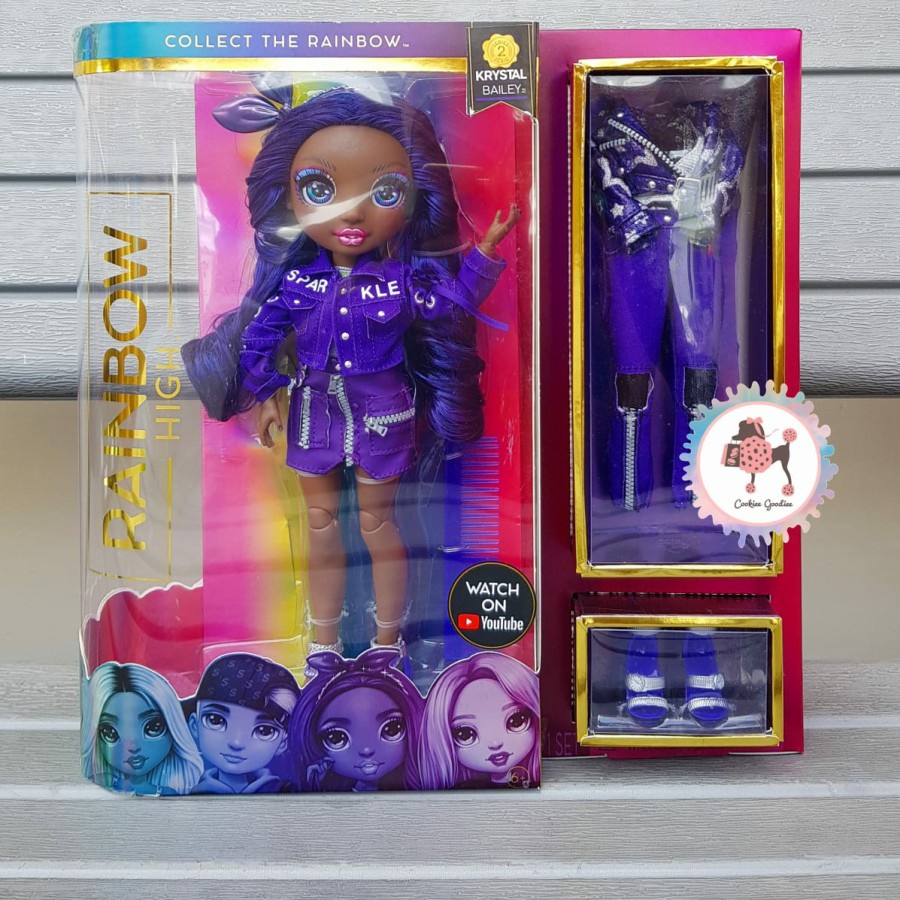 Jual Rainbow High Krystal Bailey Indigo Fashion Doll | Shopee Indonesia