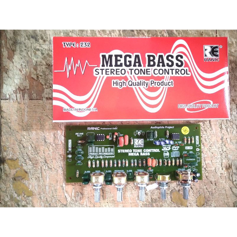 Jual Kit Tone Control Stereo Megabass 2x4558 5 Potensio ( 232 ...