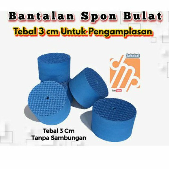 Jual Roda Amplas Bantalan Spon Bulat Tebal 3cm | Shopee Indonesia