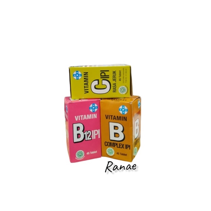 Jual Vitamin Ipi Tablet Hisap Aipi B1ipi B12ipi Bcomplexipi Cipi ...