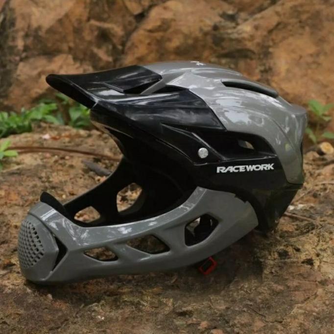 Jual Helm Sepeda Mtb Downhill Freeride Enduro Xc Am Racework Fullface