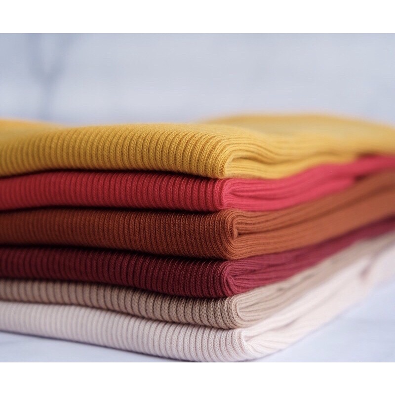 Jual BAHAN RIB/KNIT CVC HARGA PER 0.5 M | Shopee Indonesia