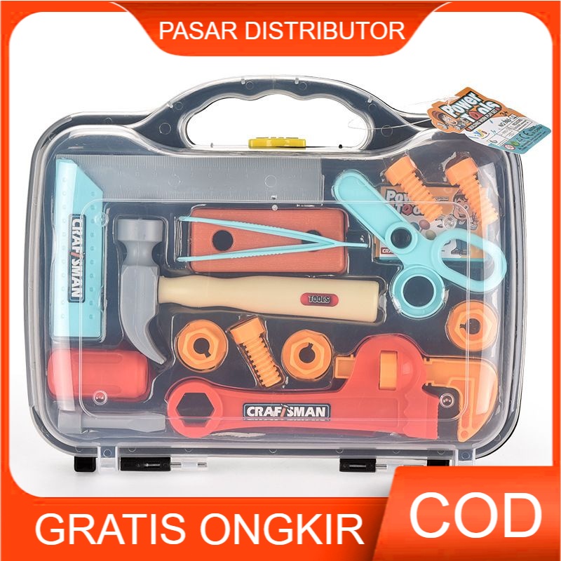 Jual Mainan Anak Ez Tool Box Tools Set Mainan Edukasi Anak Tools Koper Mika Mainan Anak | Shopee ...