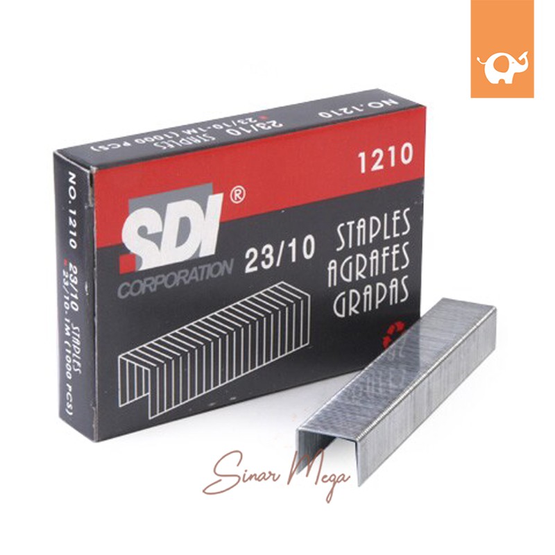 Jual SDI Staples 1210 (23/10) / Isi Refill Hecter / Gun Tacker | Shopee ...