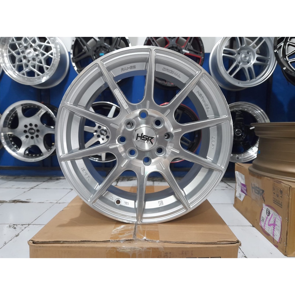 Jual velg racing r 15 hsr rais2 original hsr velg brio agya sigra ...