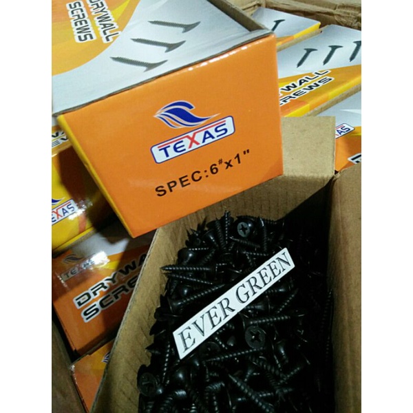 Jual Sekrup Gipsum 1" in (2.5 cm) - HARGA 1 DUS : 500 PCS - 1in - baut ...