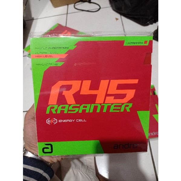 Jual KARET TENIS MEJA ANDRO RASANTER R45 ORIGINAL | Shopee Indonesia