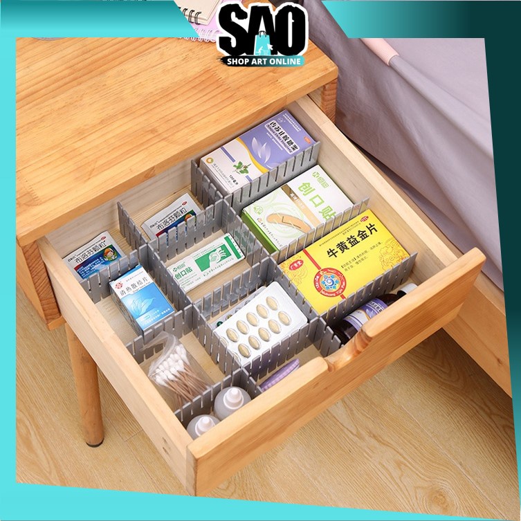 Jual SAO - H5425 Sekat Laci Organizer (4 PCS) / Penyekat Laci Set Isi 4 ...