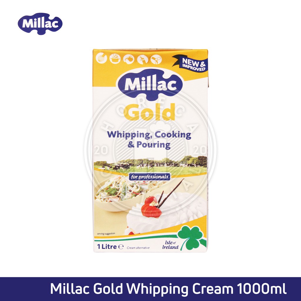 Jual Millac Gold Whipping Cream 1000 mL | Whip Krim Cair Kemasan 1Liter ...