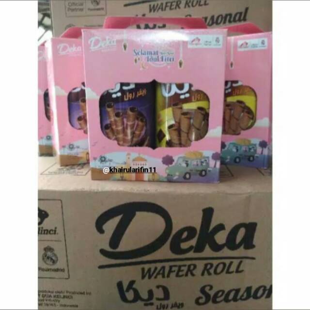 Jual Deka wafer roll paket idul fitri 2 kaleng | Shopee Indonesia