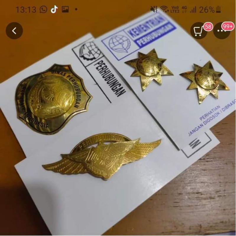 Jual pin wings dishub | Shopee Indonesia