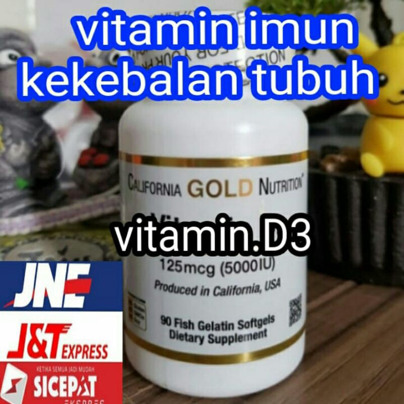 Jual Vitamin d3 5000iu california gold nutrition ( USA) | Shopee Indonesia