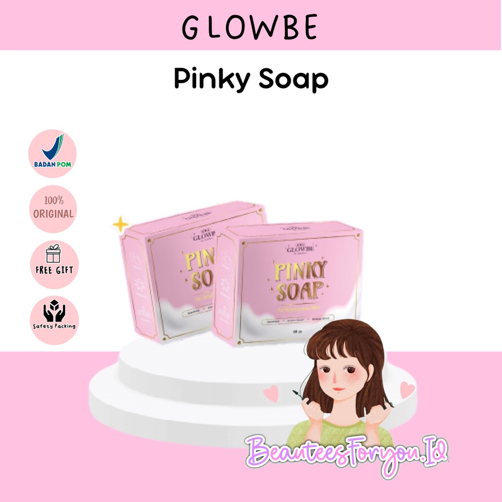 Jual [ AGEN RESMI ] READY ‼️ Pinky Soap For Brightening Skin By Glowbe ...