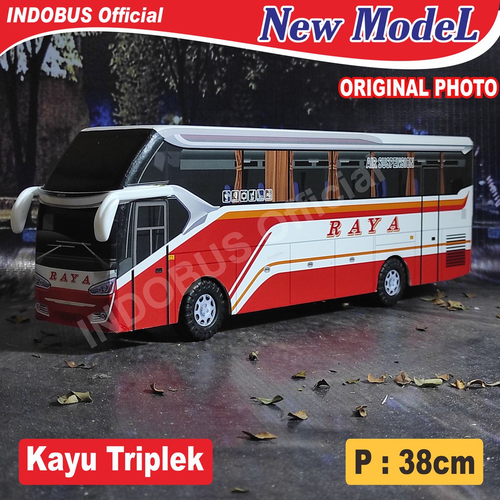 Jual INDOBUS Miniatur Bus Bis Raya Legacy SR2 | Shopee Indonesia