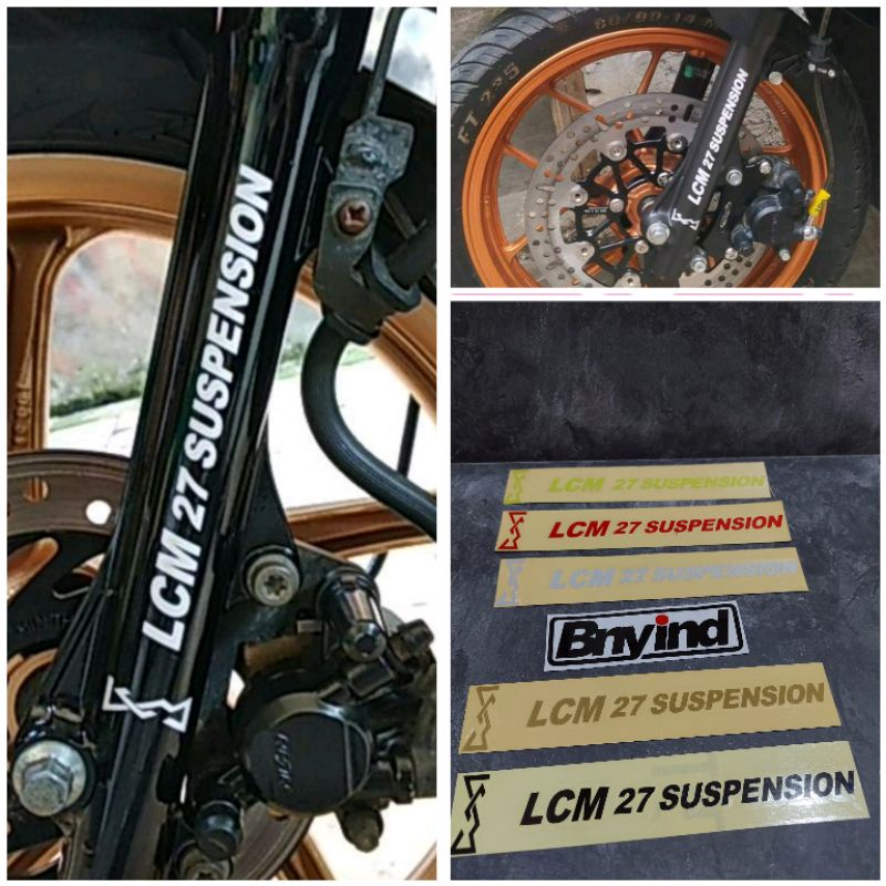Jual STICKER SHOCK LCM 27 SUSPENSION CUTTING | Shopee Indonesia