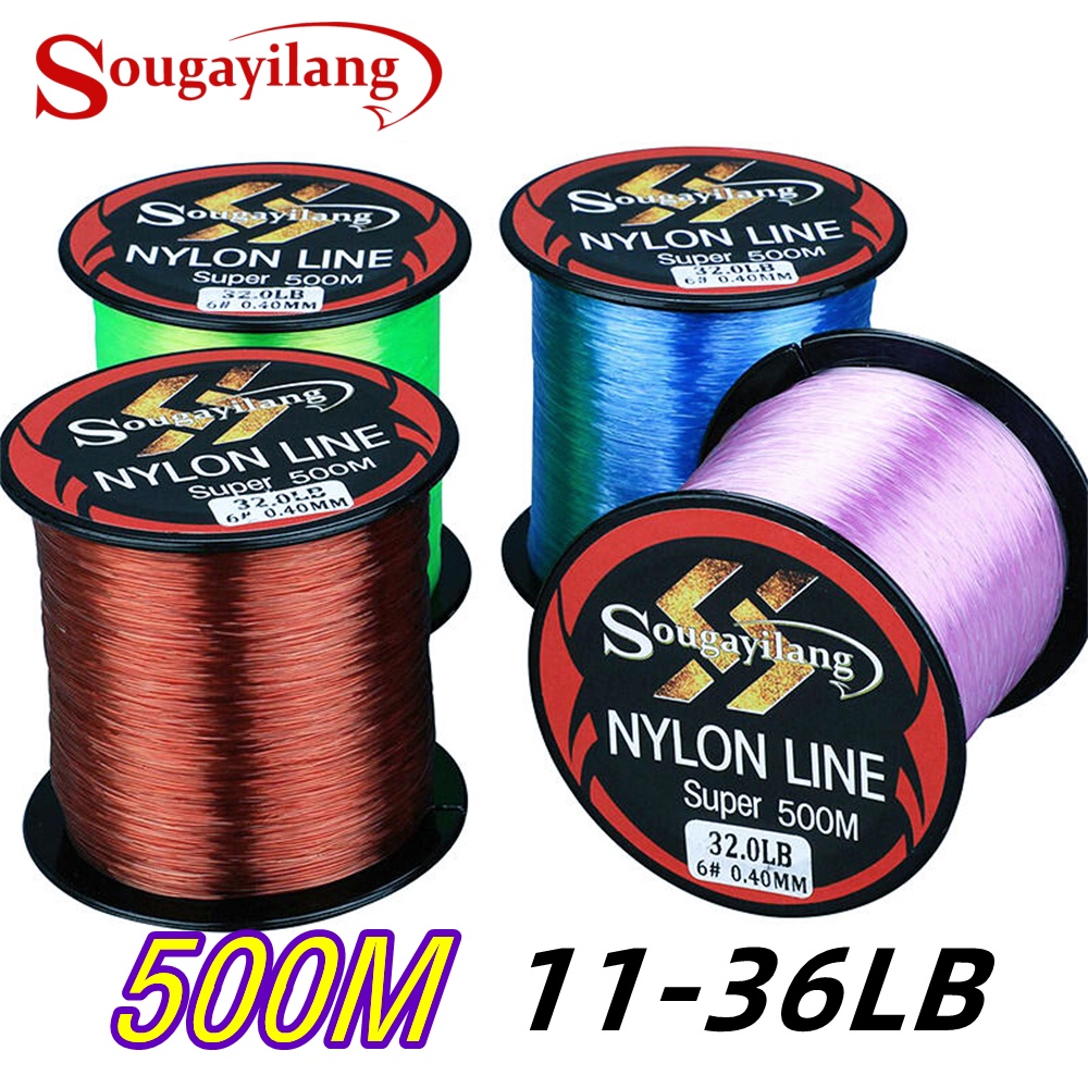 Jual Sougayilang Senar Pancing Nilon 500M senar pancing kuat dan anti ...