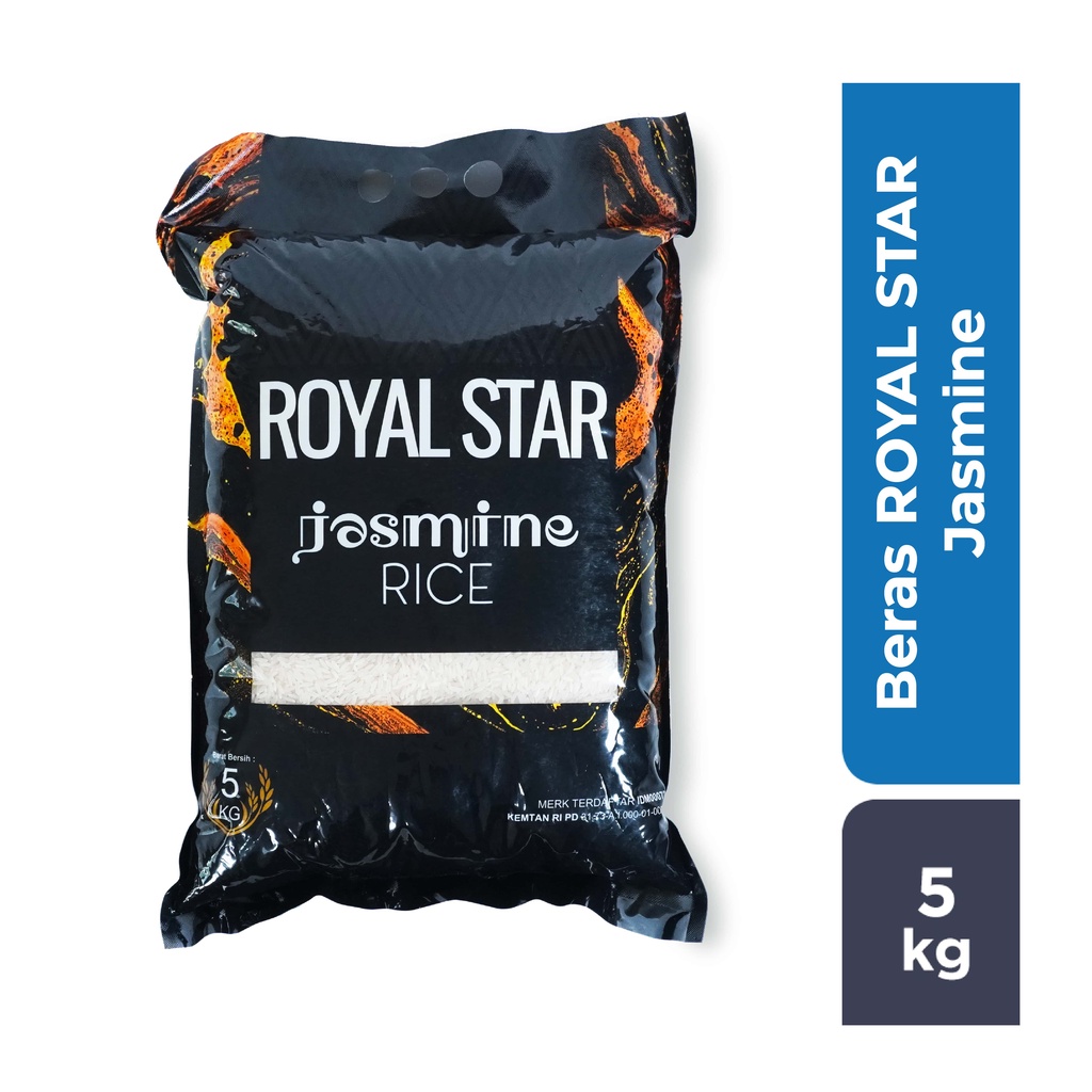 Jual Royal star Jasmine Rice 5 kg (Beras Melati Thailand) | Shopee ...