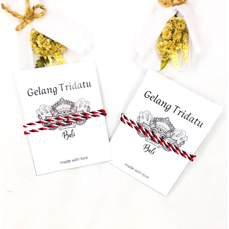 Jual Gelang Tridatu khas bali original premium 2mm | Shopee Indonesia