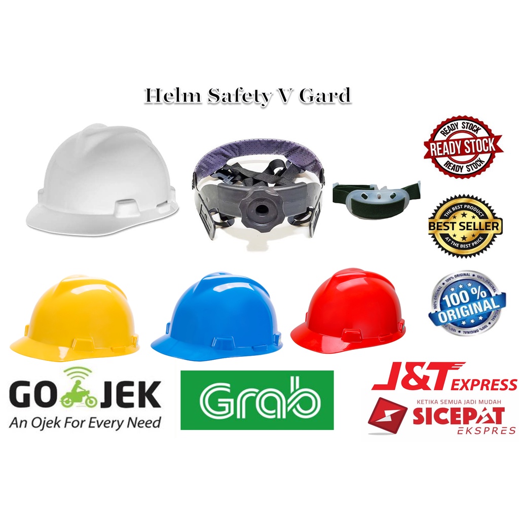 Jual Helm Safety Proyek V Gard Helm Safety Proyek Murah SNI Safety ...