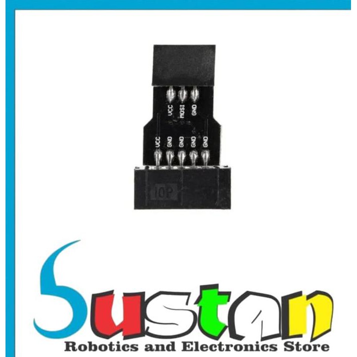 Jual Usbasp 10 To 6 Pin Adapter For Usbasp Usbisp Programmer Arduino