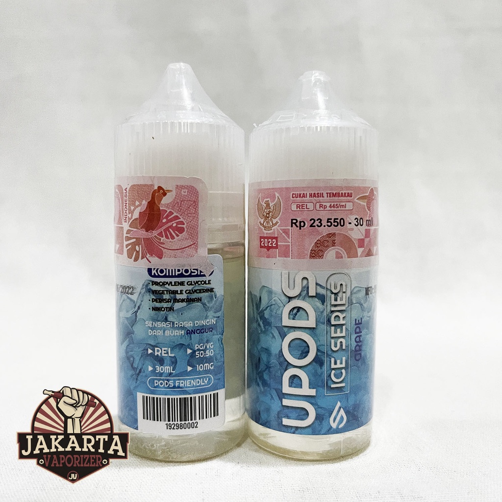 Jual [SALT] UPODS GRAPE ICE SERIES 30ML 10MG BY UPODS JUICE CARTEL SALT ...