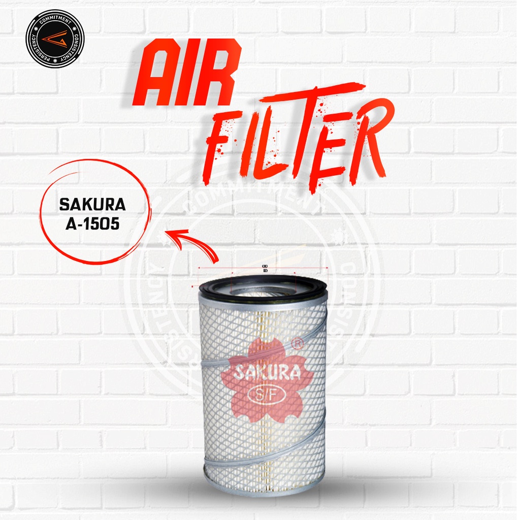 Jual Sakura Air Filter A-1505 / A1505 / Sakura Filter Udara Isuzu ...
