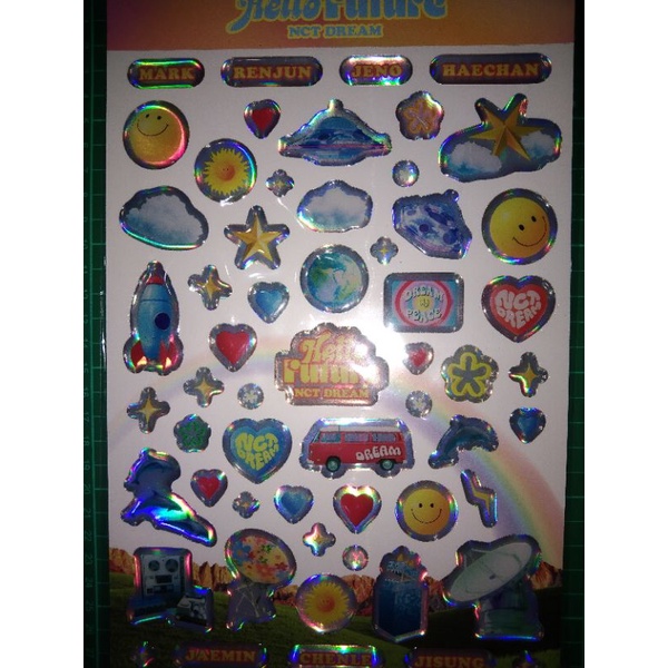 Jual Epoxy Sticker only NCT Dream Mark Renjun Jeno Haechan Jaemin ...