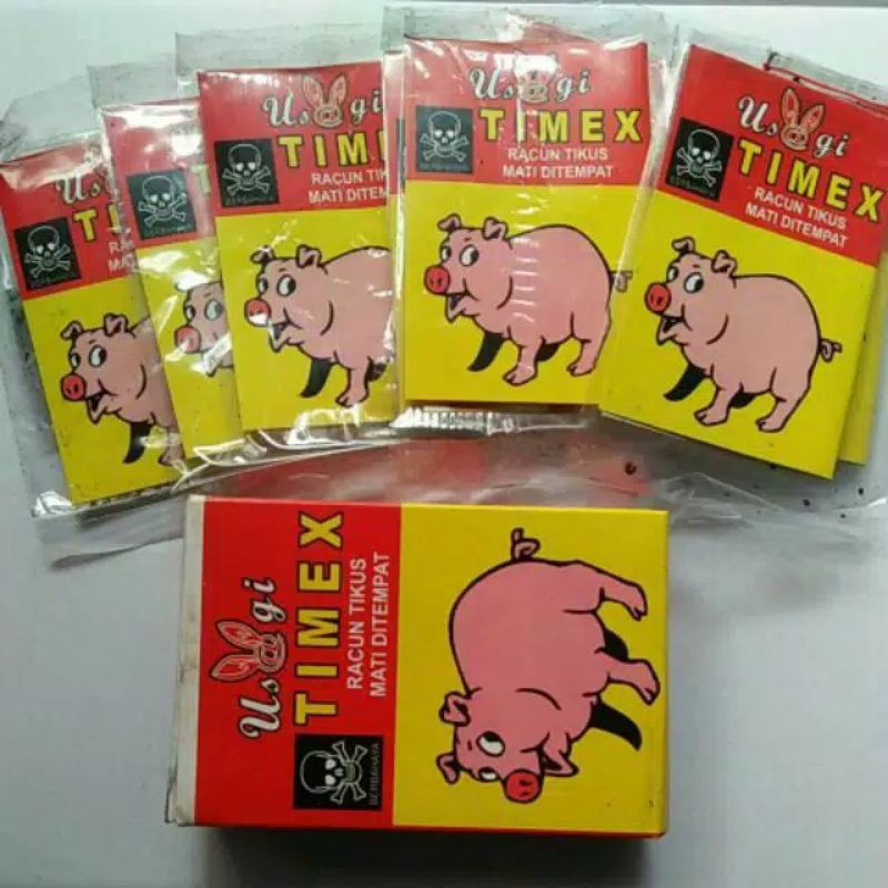 Jual Racun Tikus cap timek 1 pak isi 10 shett kecil.. | Shopee Indonesia